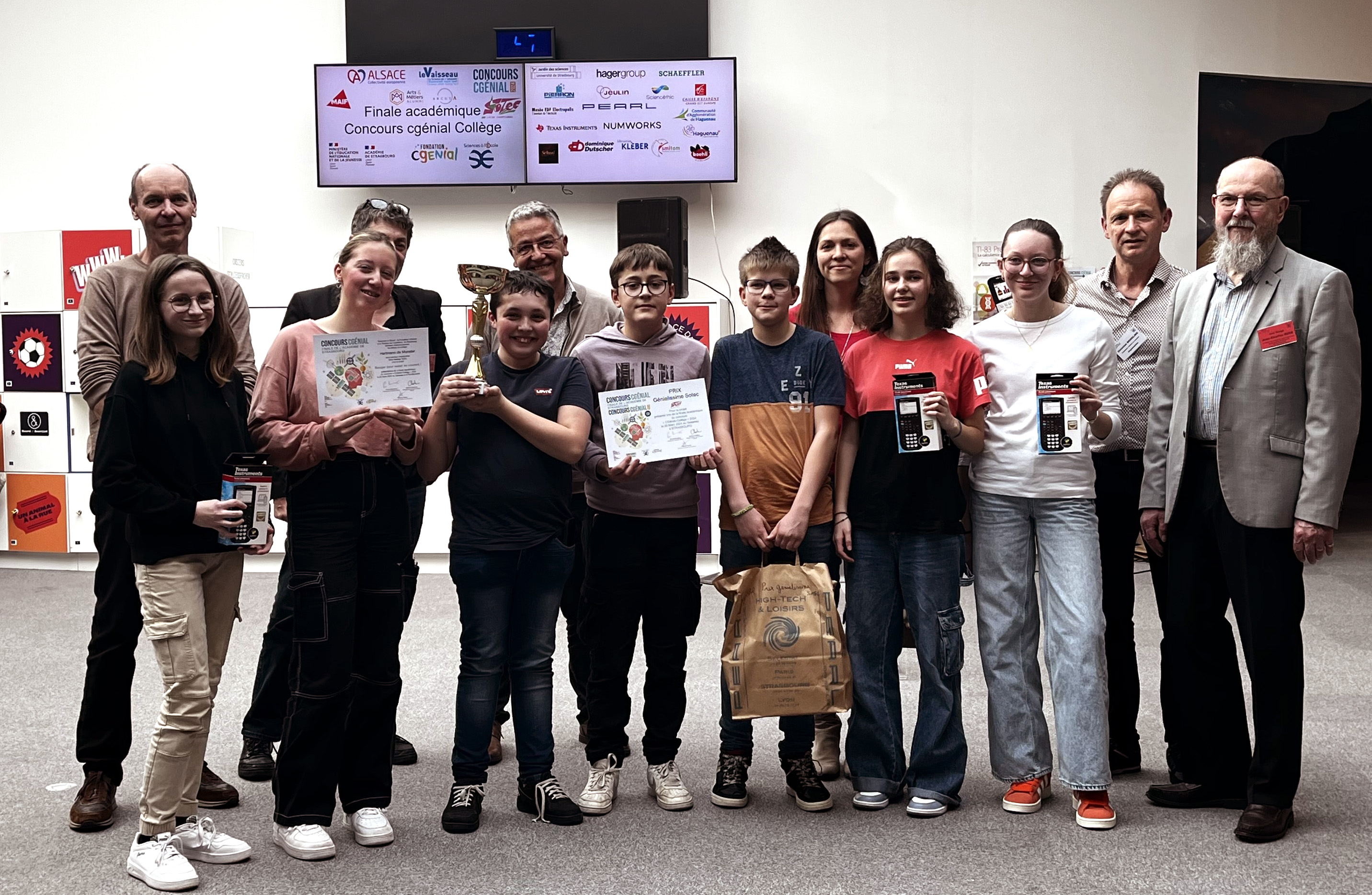 CGénial : le collège Hartmann en finale | Académie de Strasbourg